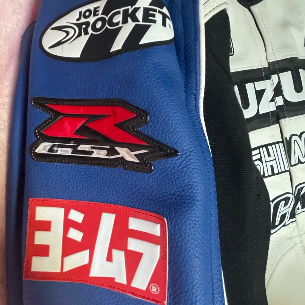 {Joe Rocket}Suzuki Gsxr Leather Moto Racing Jacket - Gem